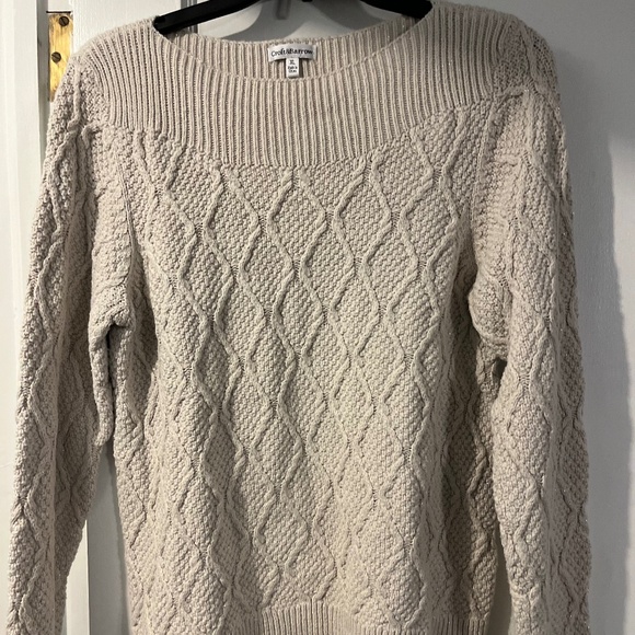 croft & barrow | Sweaters | Croft And Barrow Xl Cream Sweater | Poshmark